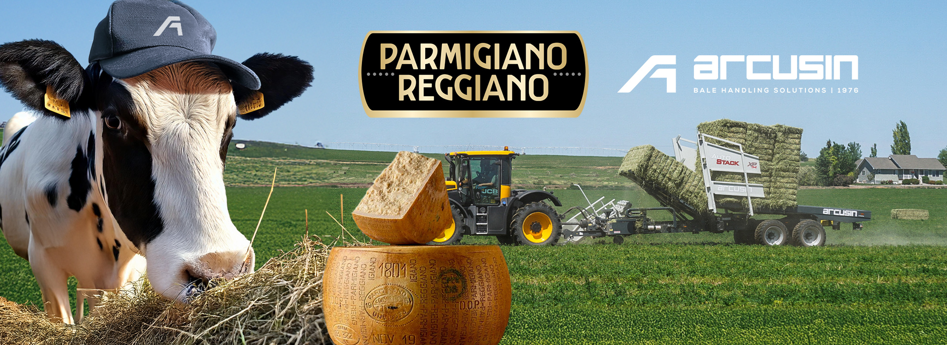 Nuestro autocargador de pacas y el mejor queso del mundo... ¡la conexión que no esperabas! - Arcusin